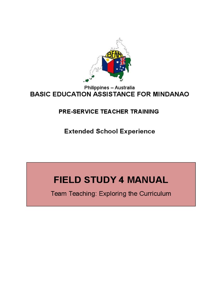 FS 4 Manual | PDF | Lesson Plan | Teachers