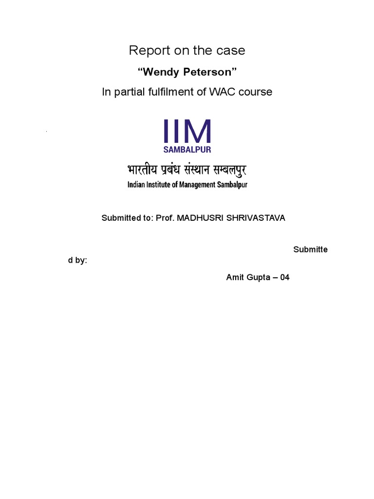 04 - Wac Report - II | PDF | Economies | Business