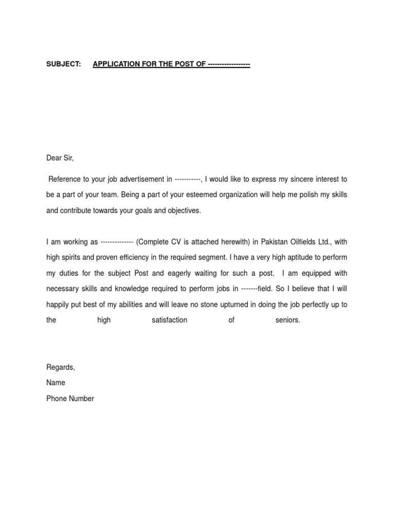 Cover LETTER Performa | PDF | Business | Finance & Money Management