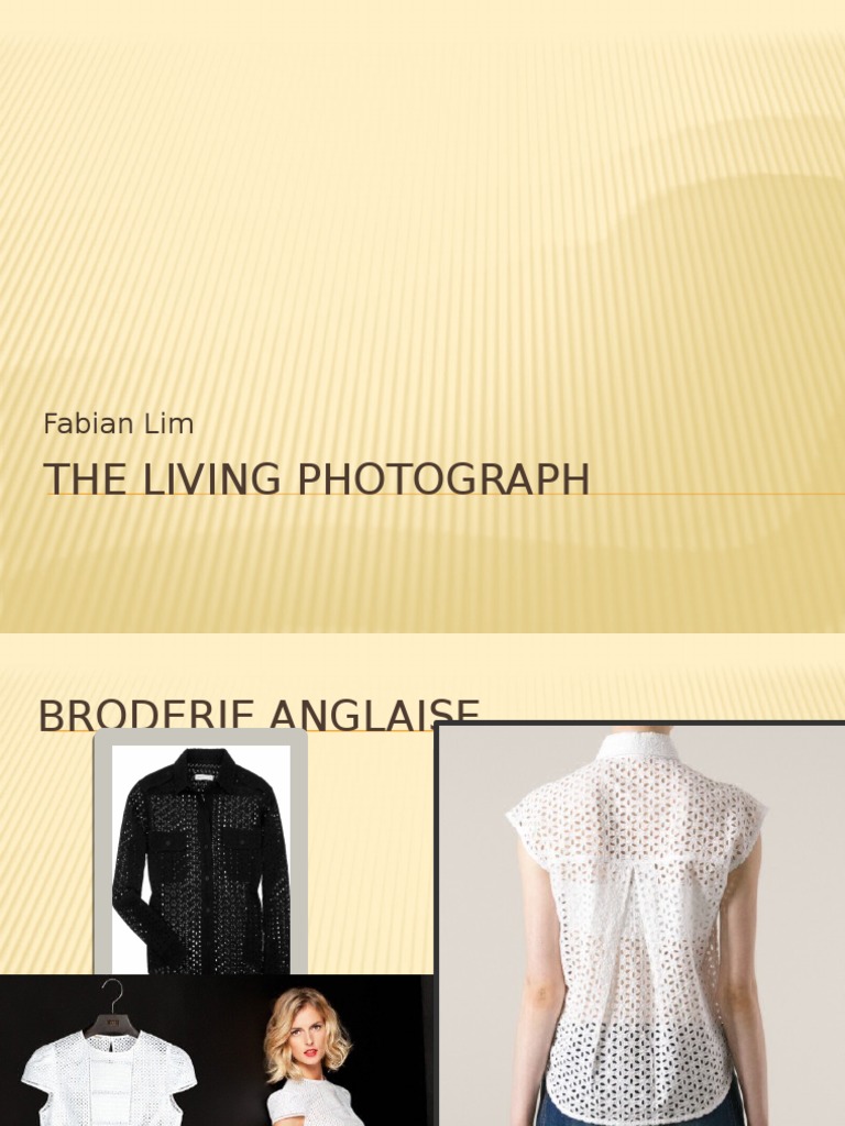 Fashion Elements: Broderie Anglaise & More | PDF