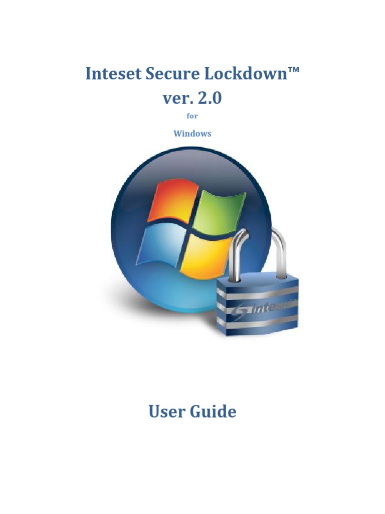 Inteset Secure Lockdown v2 User Guide | PDF | Installation (Computer ...