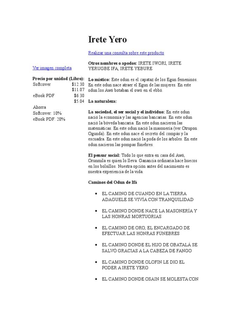 Irete Yero | PDF