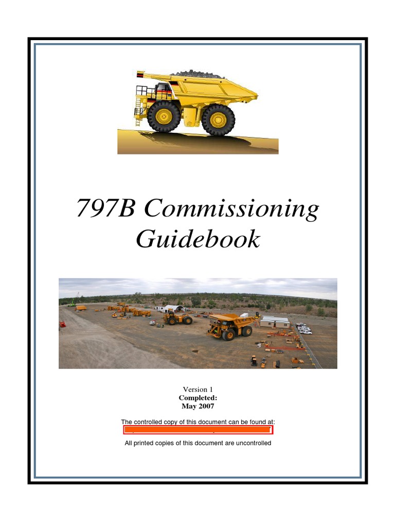 797B Commissioning Guidebook 07 (Procesos) | PDF | Crane (Machine ...
