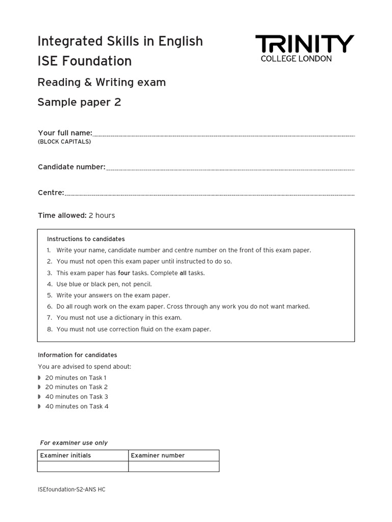 Ise Foundation Sample Paper 2 With Answers | PDF | Poaching | Crime & Violence