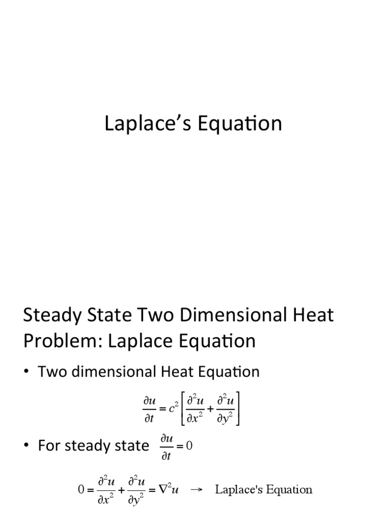 Laplace | PDF | Mathematical Concepts | Theoretical Physics