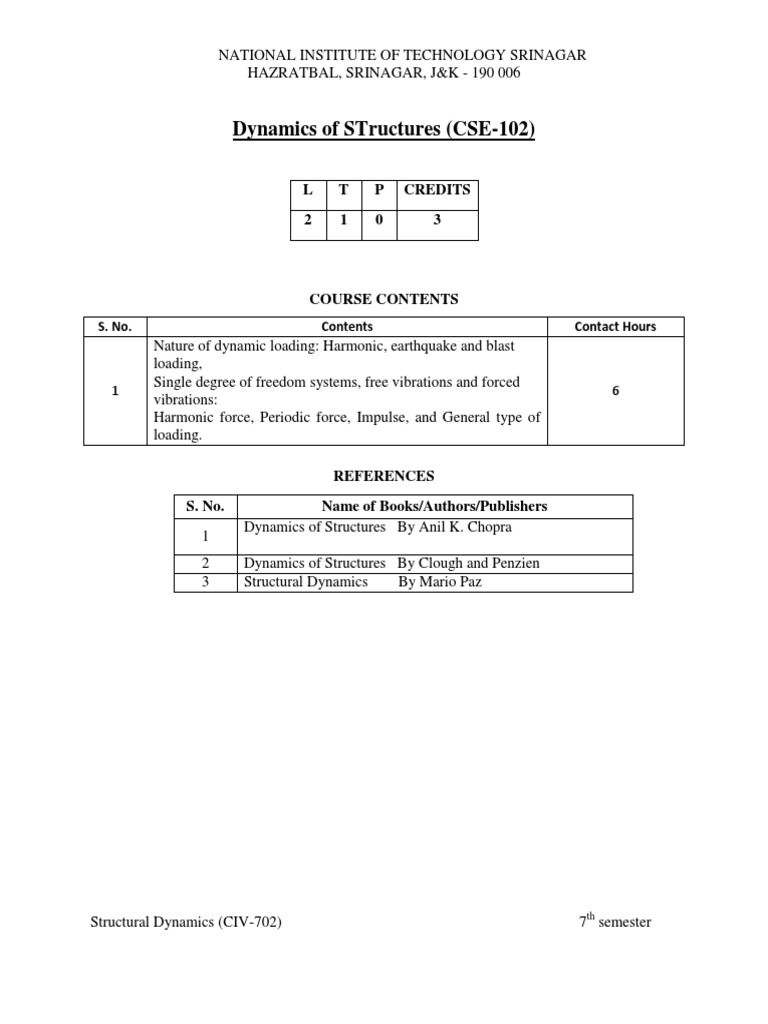 dynamics-of-structures-cse-102-l-t-p-credits-2-1-0-3-pdf-sine