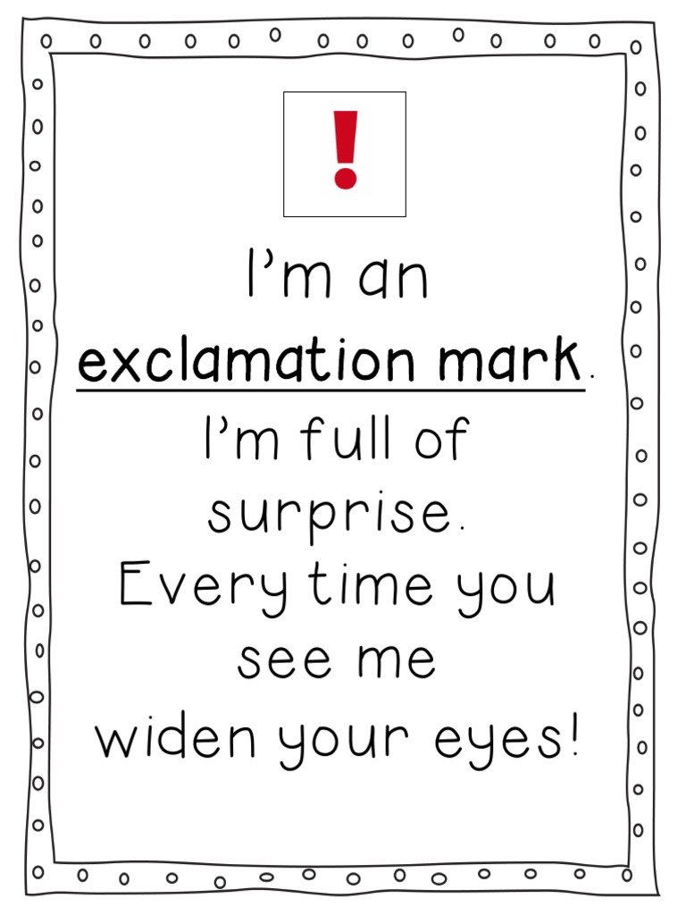 Exclamation Mark PDF | PDF