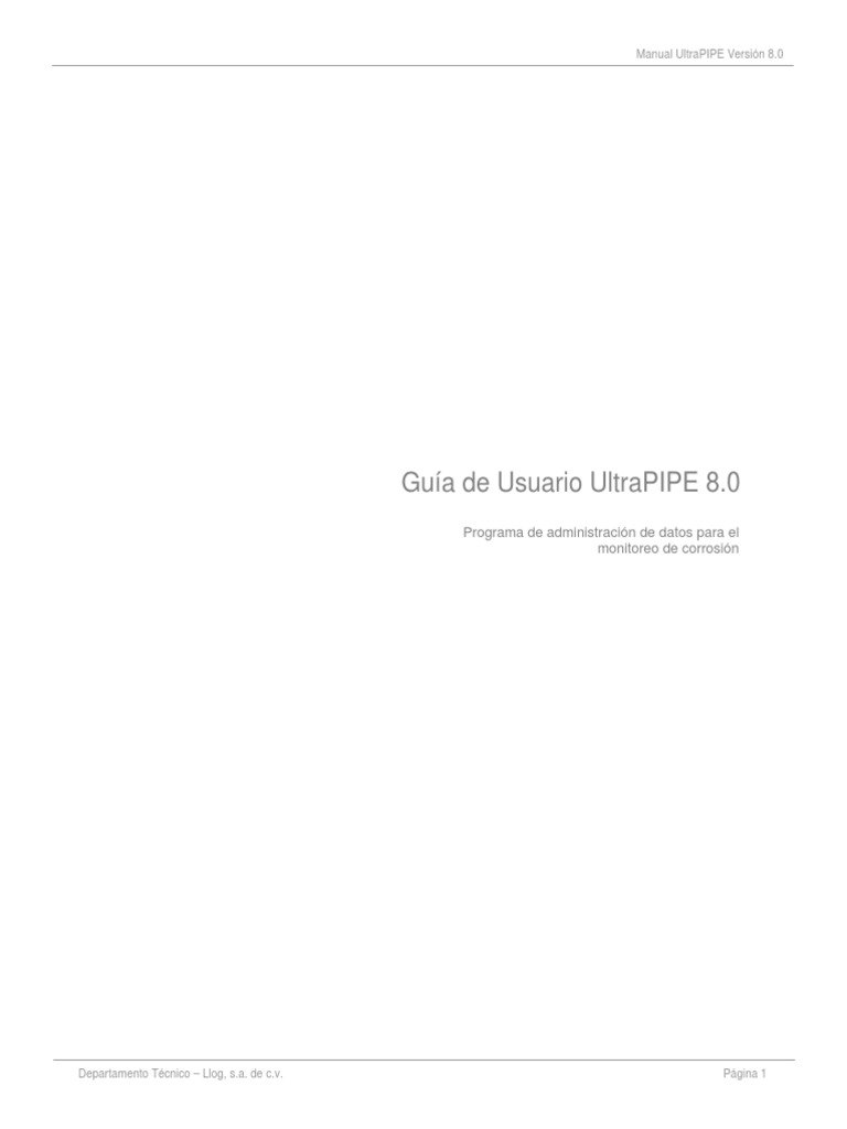 Manual UltraPIPE Espanol Ok PDF | PDF | Hogar y jardín | Tecnología e ingeniería