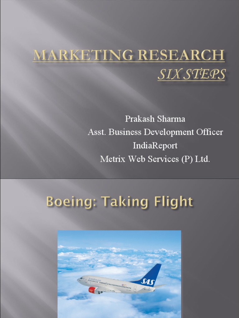 Marketing Research (Six Steps) | PDF | Marketing Research | Marketing