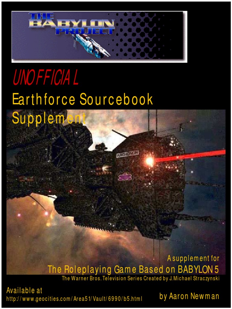 Babylon Project Sourcebook | PDF | Fighter Aircraft | Ships