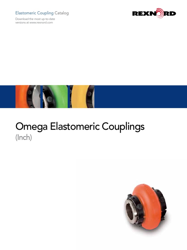 4000 Omega-Elastomeric-Couplings Catalog PDF | PDF | Mill (Grinding) | Pump