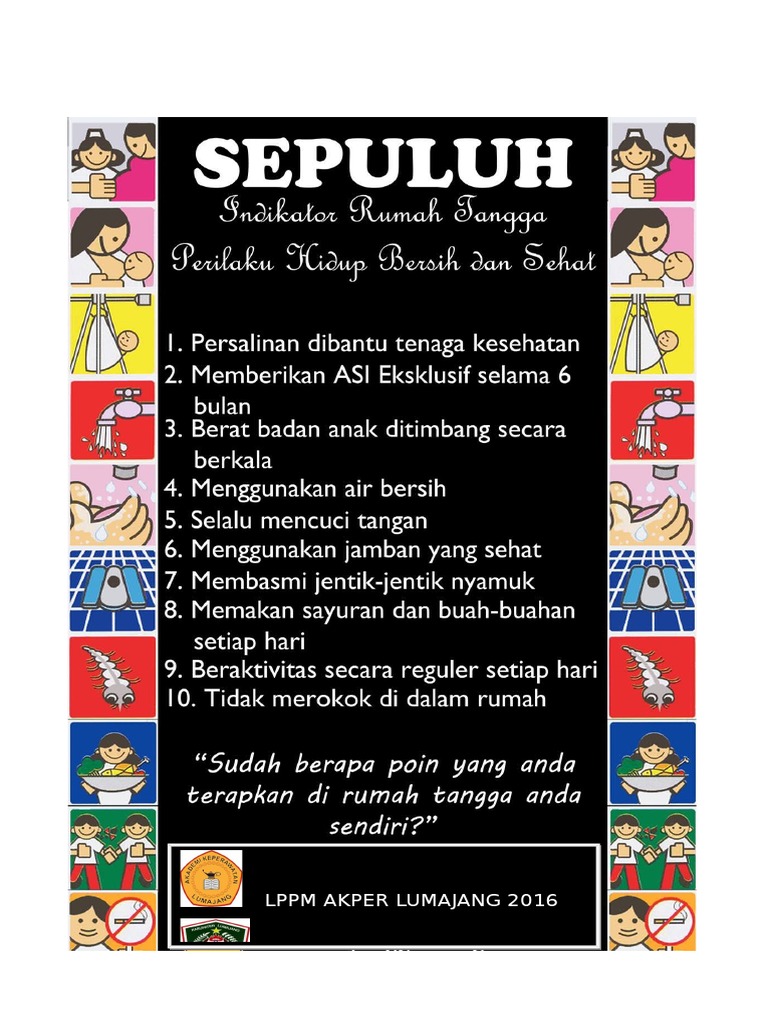 Poster Phbs Disnakertrans | PDF