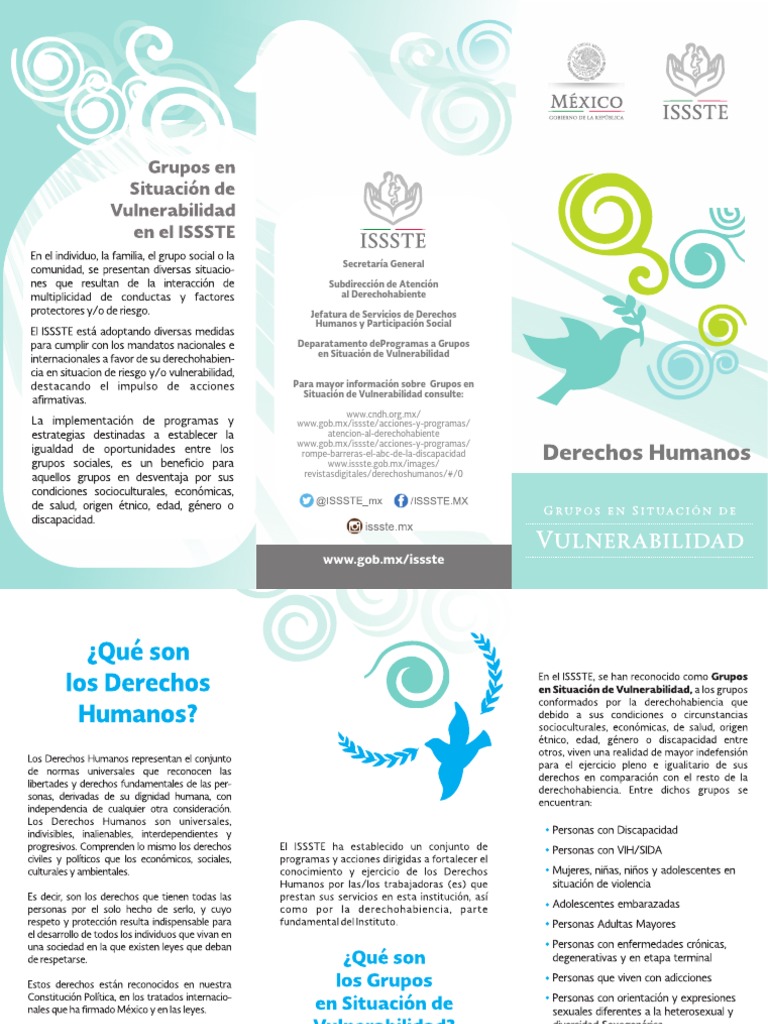 Triptico de Derechos Humanos | PDF