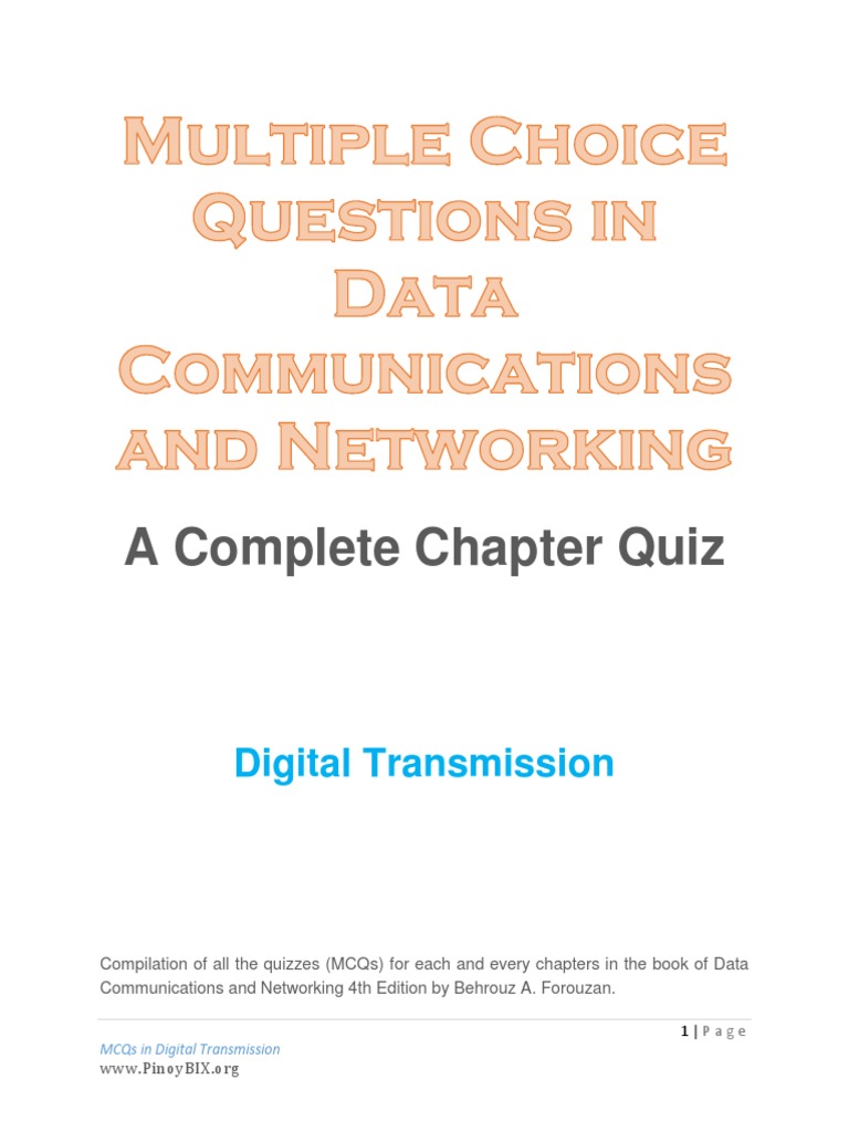 Digital Transmission | PDF | Data Transmission | Electronic Engineering