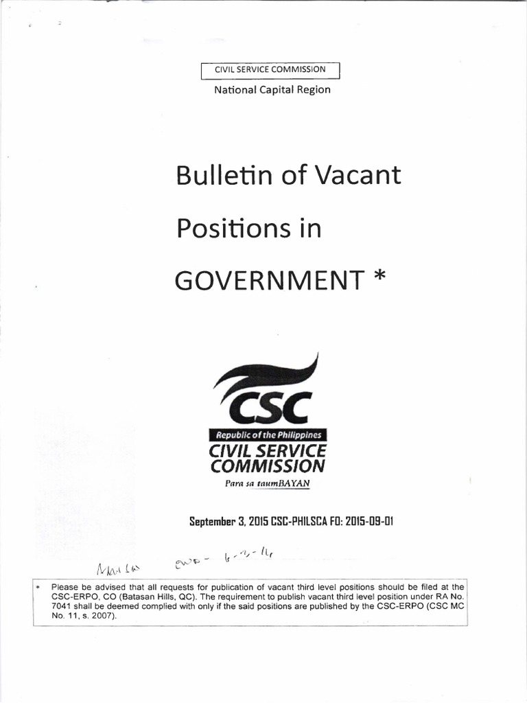 Government Job Vacancies - Civil Aviation | PDF | Metro Manila ...