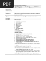 SOP Pemeriksaan Inspekulo | PDF