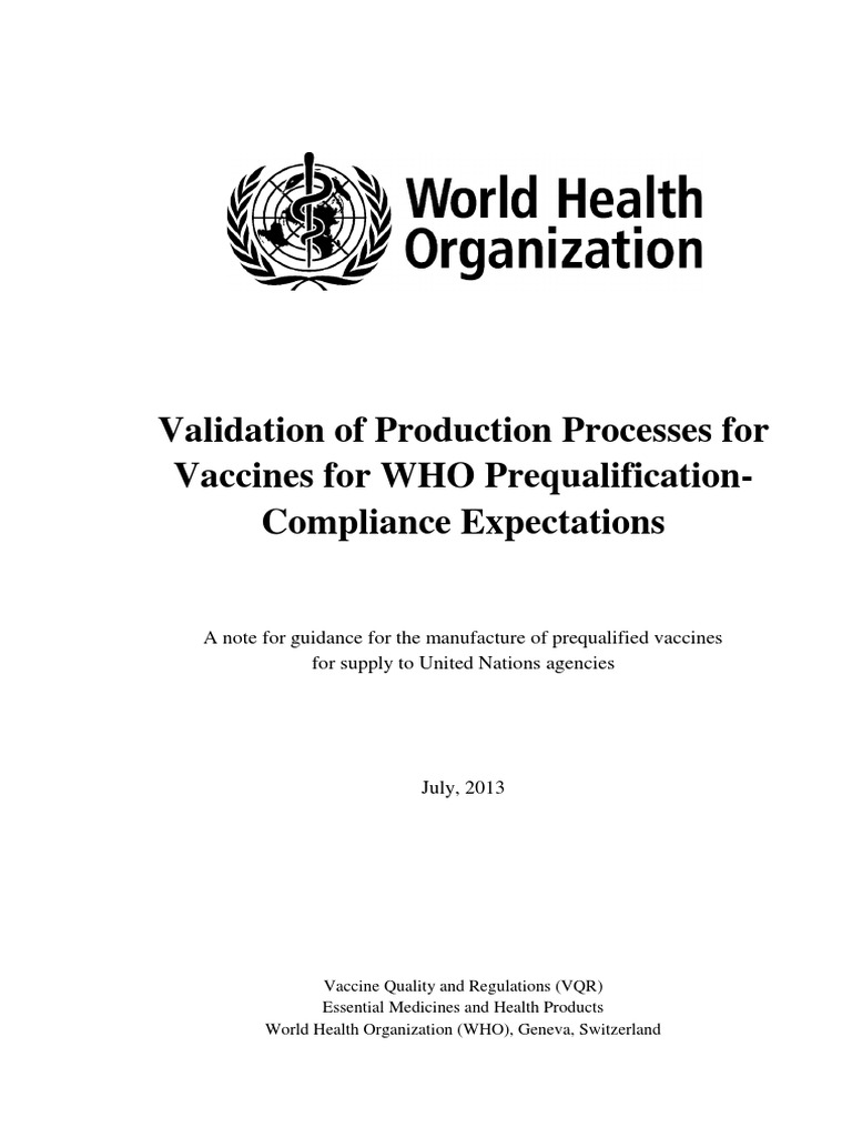 Validation Guide July2013 | PDF | Verification And Validation | Vaccines
