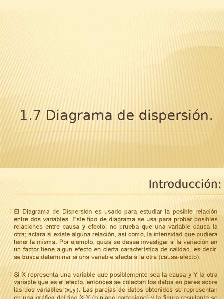 Diagrama de Dispersión y Correlación | PDF | Gráfico de dispersión ...