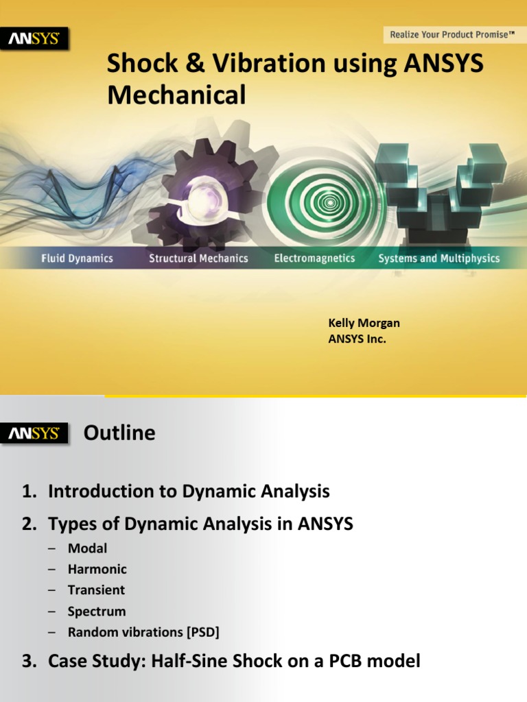 Shock and Vibration Analysis Using Ansys Mechanical | PDF | Resonance ...