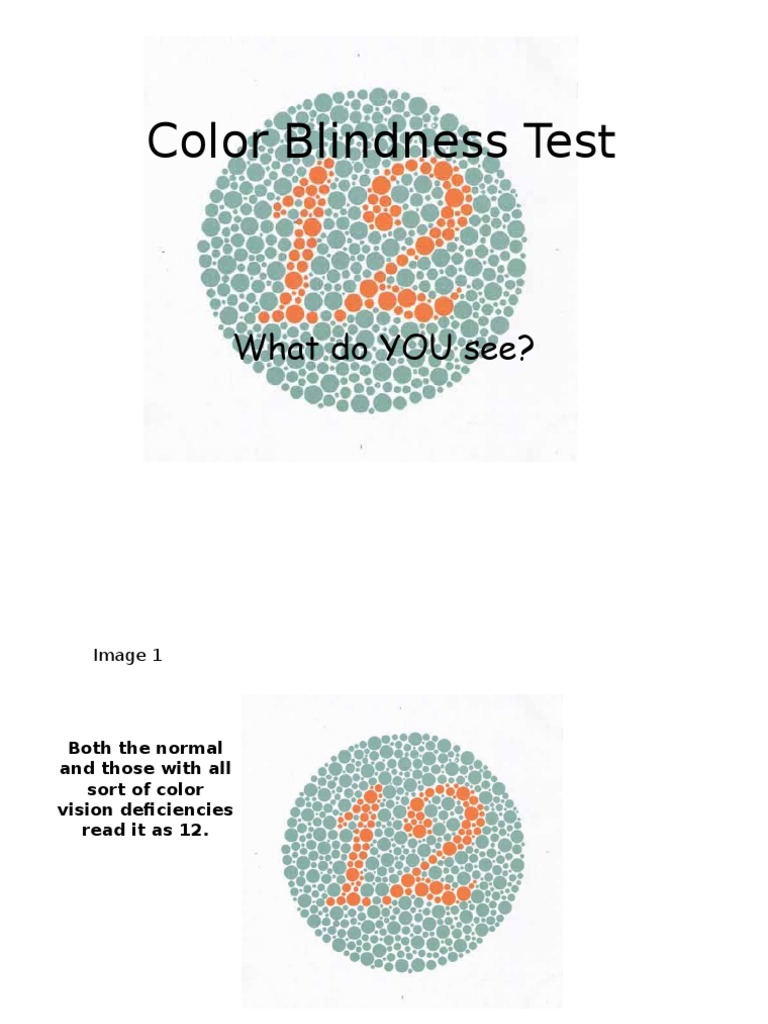 Color Blindess Test | Download Free PDF | Visual Perception | Color