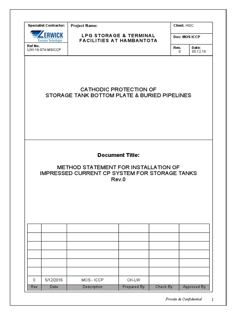 Lwi 16 074 Mos Iccp Tanks | PDF | Industries | Manufactured Goods