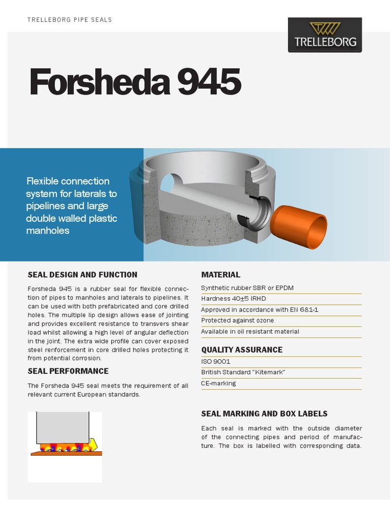 Datasheet Forsheda 945 | PDF | Pipe (Fluid Conveyance) | Industries
