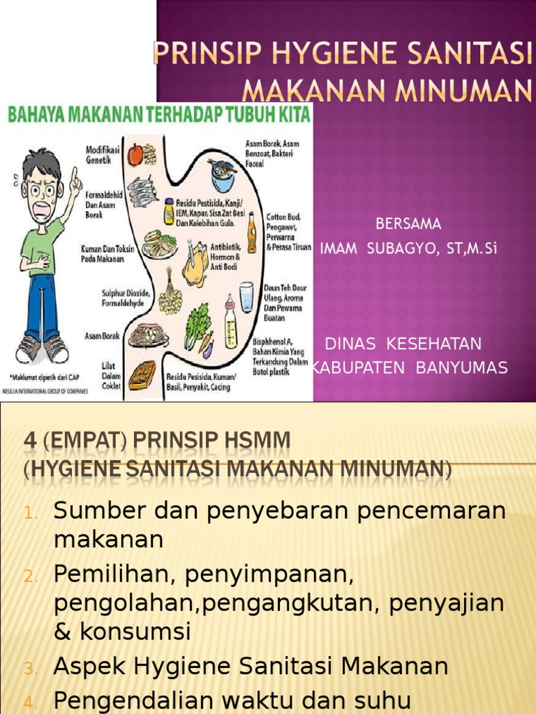 Prinsip Hygiene Sanitasi Makanan Minuman Pdf