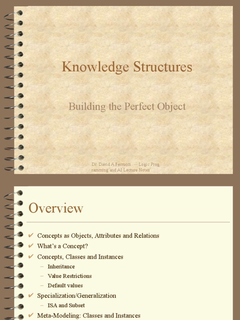 Knowledge Structures: Building The Perfect Object | PDF ...