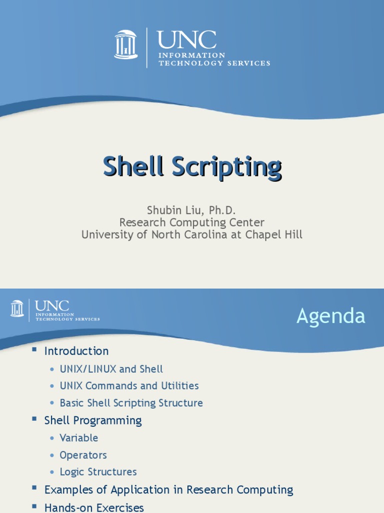 Shell Scripting | PDF | Command Line Interface | Control Flow Shell Scripting | PDF | Command Line Interface | Control Flow