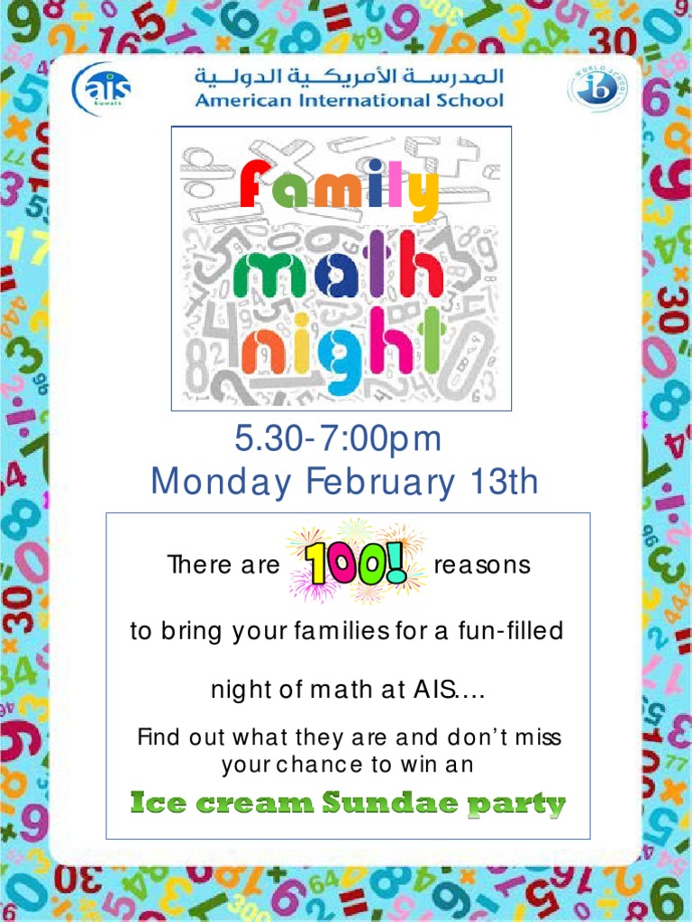 Mathnight Poster 2017 | PDF