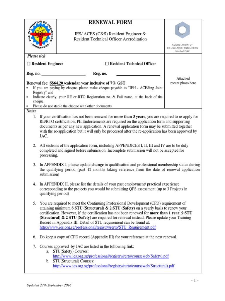 C&S RE RTO Renewal Application Form 20162017.pdf | Academic Degree ...