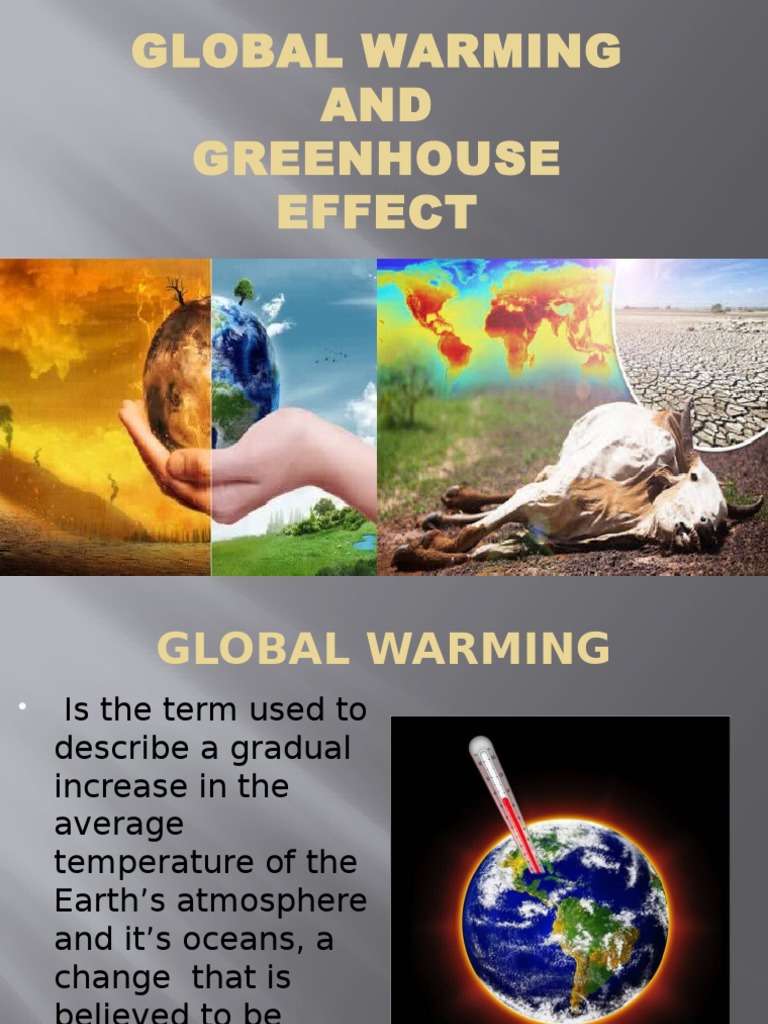 Global Warming AND Greenhouse Effect | PDF | Global Warming ...