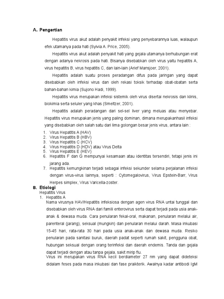 LP Hepatitis | PDF | Kesehatan Holistik