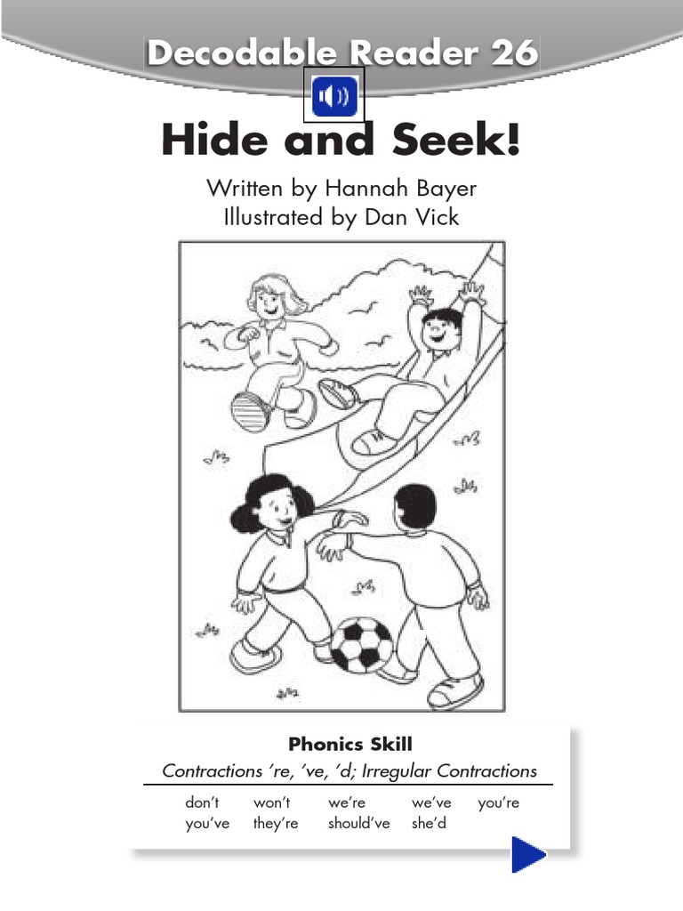 26 - Hide and Seek PDF | PDF | Leisure | Sports