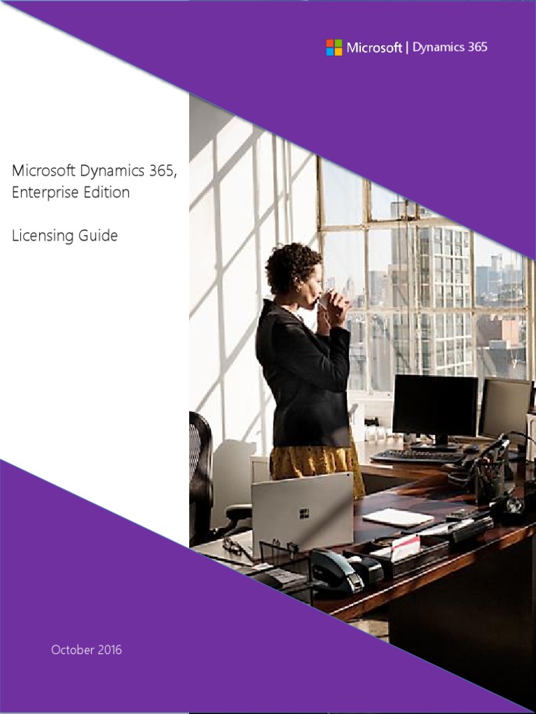 Dynamics 365 Enterprise Edition Licensing Guide | PDF | Microsoft | Customer Relationship Management