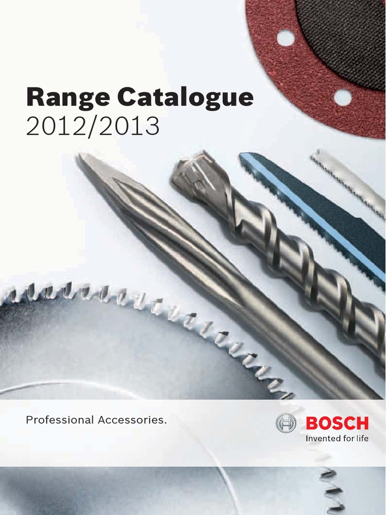 Bosch Accessories Product Catalogue 2012 2013 IN-en PDF | PDF | Drill ...