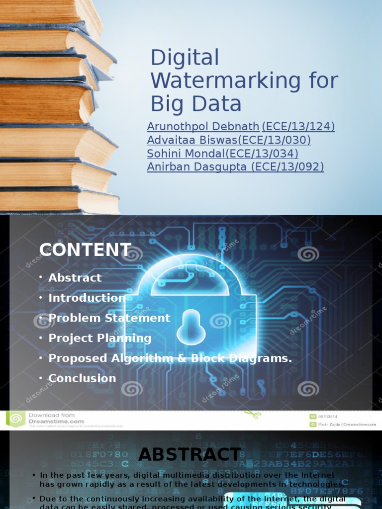 Digital Watermarking For Big Data | PDF | Algorithms ...