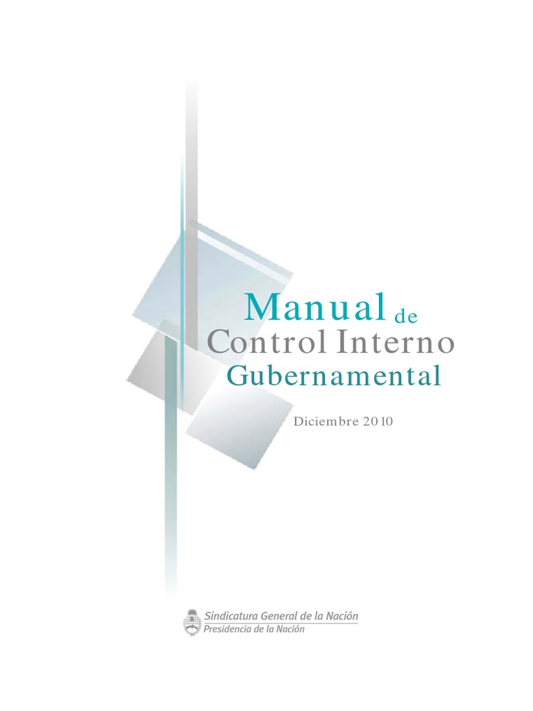 Manual de Control Interno Gubernamental | PDF | Auditoría financiera | Planificación