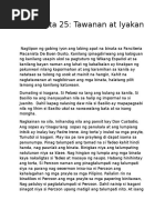 El Filibusterismo (Kabanata 25) | PDF