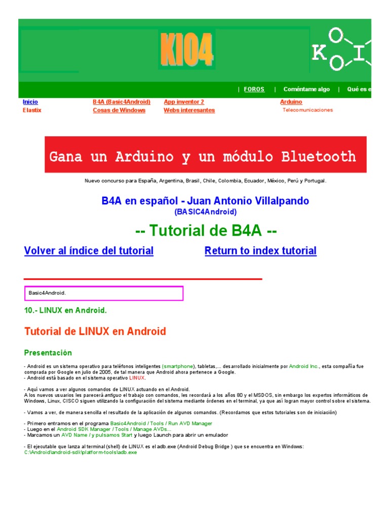 Adb Comandos PDF | PDF | Archivo de computadora | Android (sistema ...