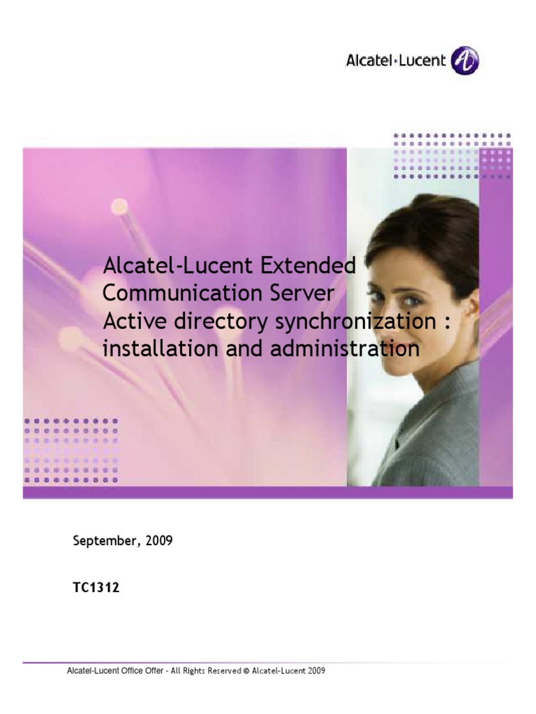 Alcatel-Lucent Extended Communication Server Active Directory ...