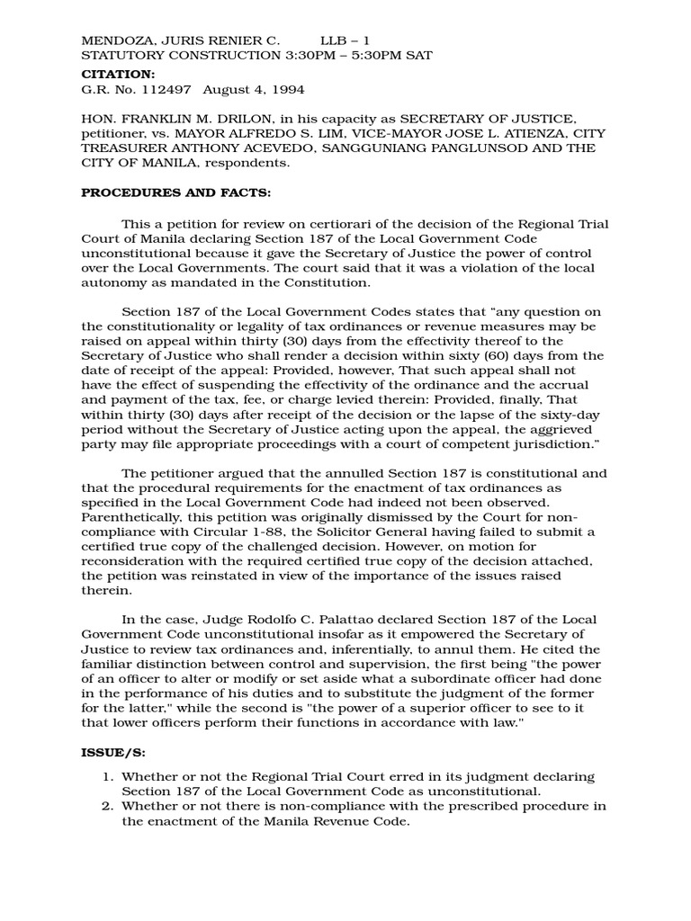 The Supreme Court Reverses the Lower Court's Declaration of ...