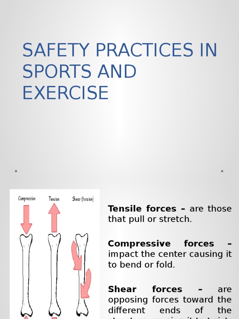 Safety Practices in Sports and Exercise | PDF | Human Musculoskeletal ...