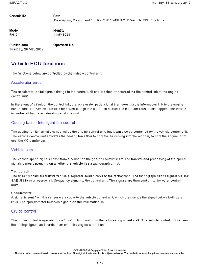 Vehicle ECU Functions | PDF | Throttle | Machines