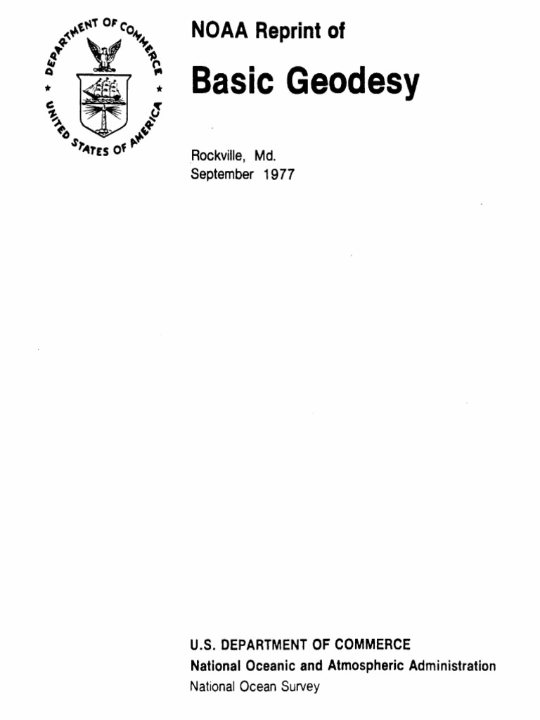 Basic Geodesy | PDF | Latitude | Geodesy