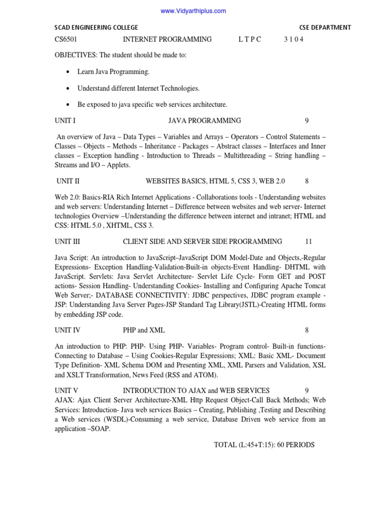 Cs6501 Ip 2marks 16 Marks | PDF | Soap | Port (Computer Networking)