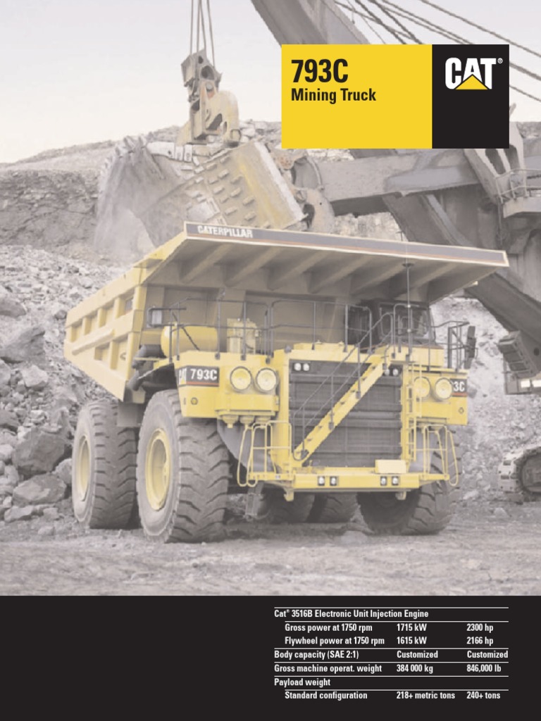 Cat - 793C | PDF | Transmission (Mechanics) | Brake