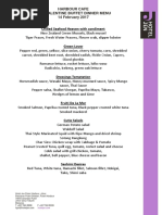 Banquet Food Selection Menu | PDF | Indian Cuisine | Salad