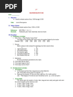 Lesson Plan in Mathematics 3 (First Quarter) Lesson 5 I. Objective II ...