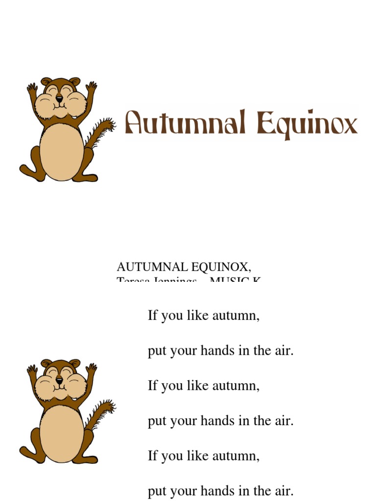 Autumn Equinox Poem Celebrates Changing Season | PDF